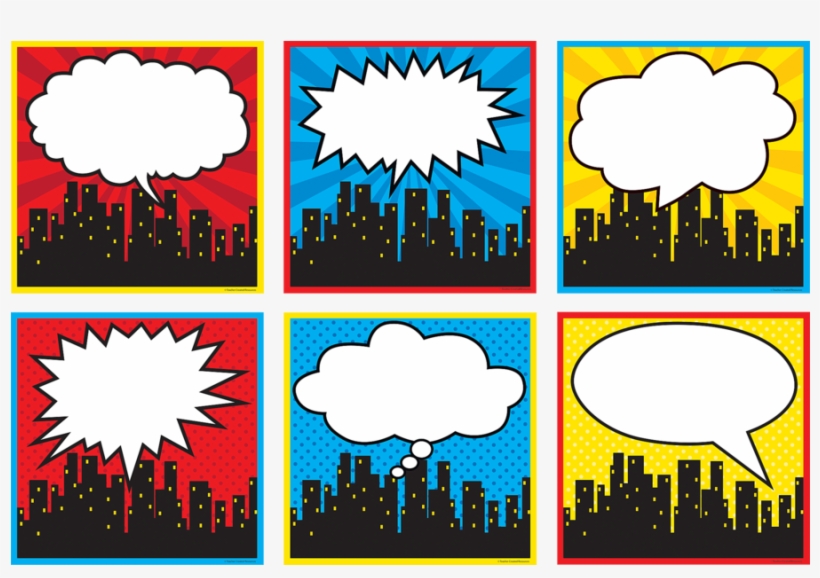 Superhero Cityscape Large Accents - Superhero Cityscape Large Accents ...