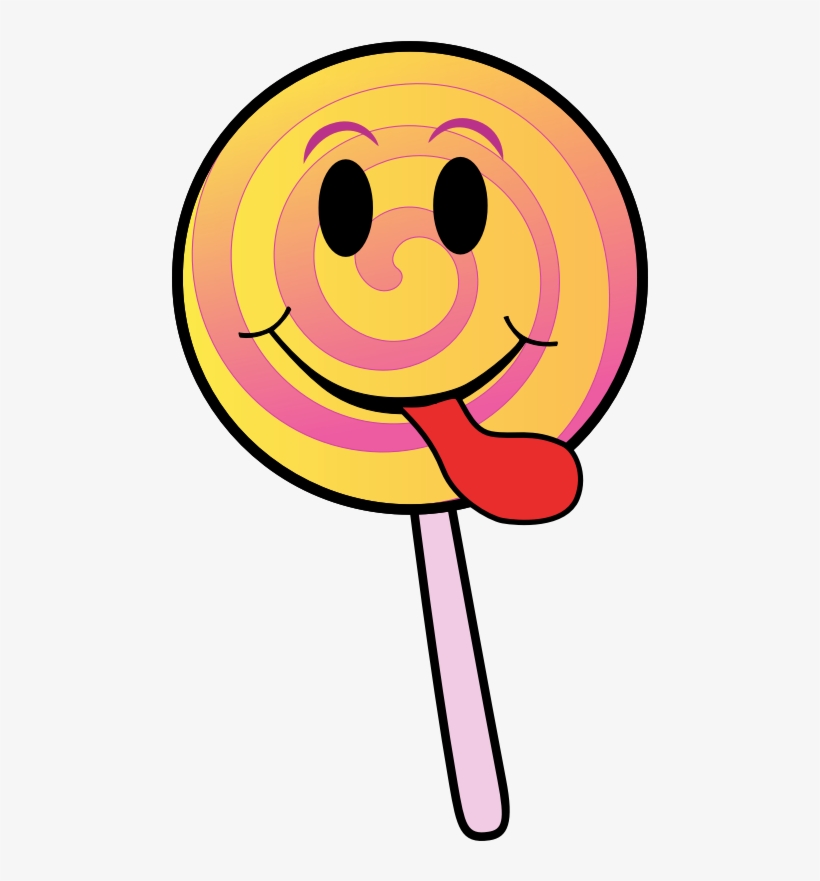 Lollipop Smiley Clipart Png - Free Transparent PNG Download - PNGkey