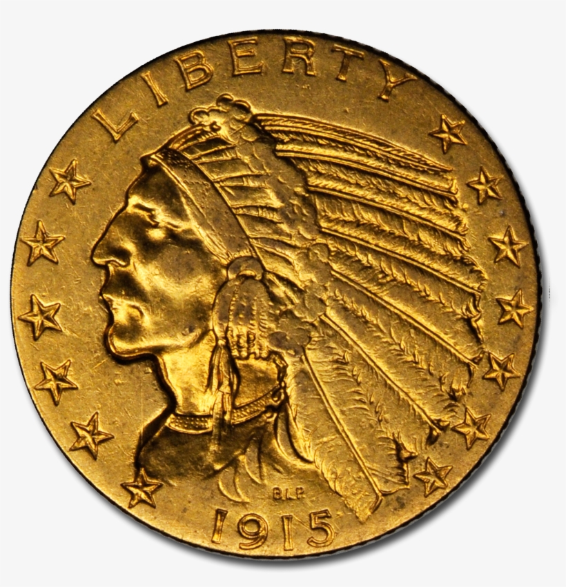 Picture Of $5 Indian Head Gold Coins Xf - Coin - Free Transparent PNG ...