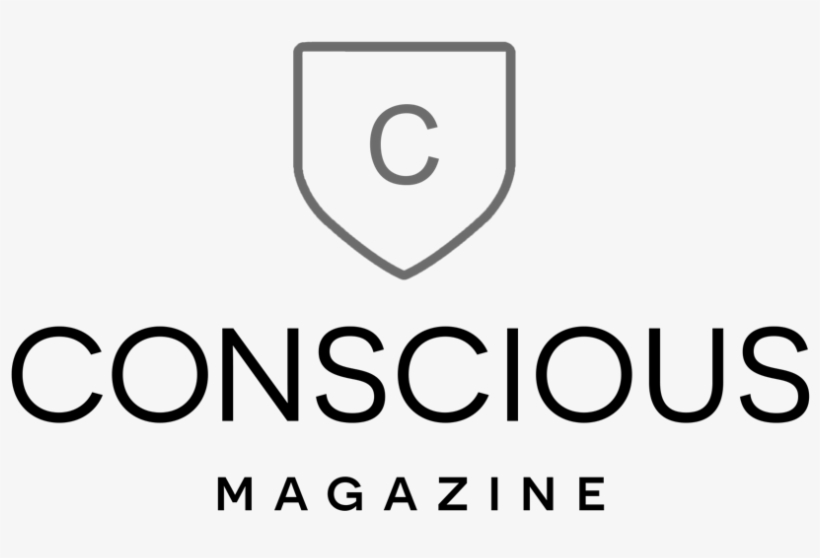 Conscious Magazine Full Logo Black - Line Art - Free Transparent PNG ...