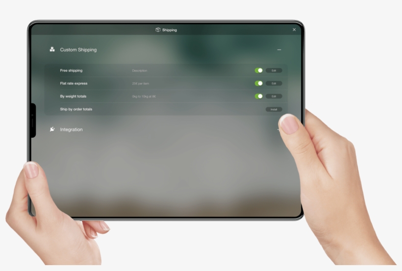 Automated Shipping - - Tablet Computer - Free Transparent PNG Download ...