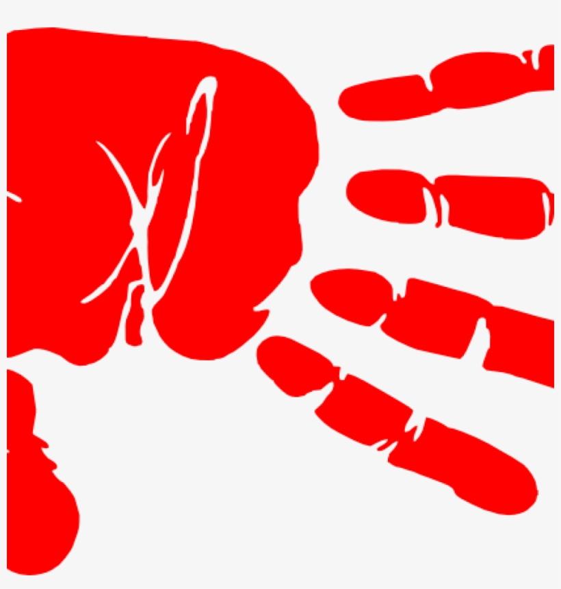 Left Hand Print Clip Art