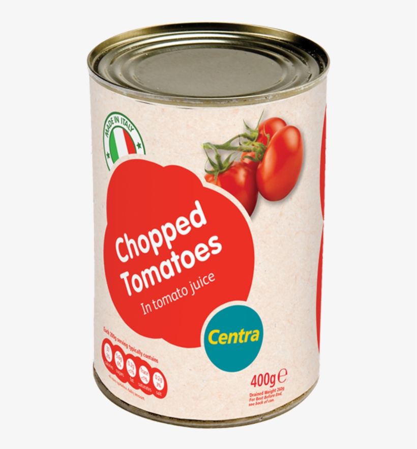 Chopped Tinned Tomatoes 400g - 400g Tin Of Tomatoes - Free Transparent PNG Download - PNGkey