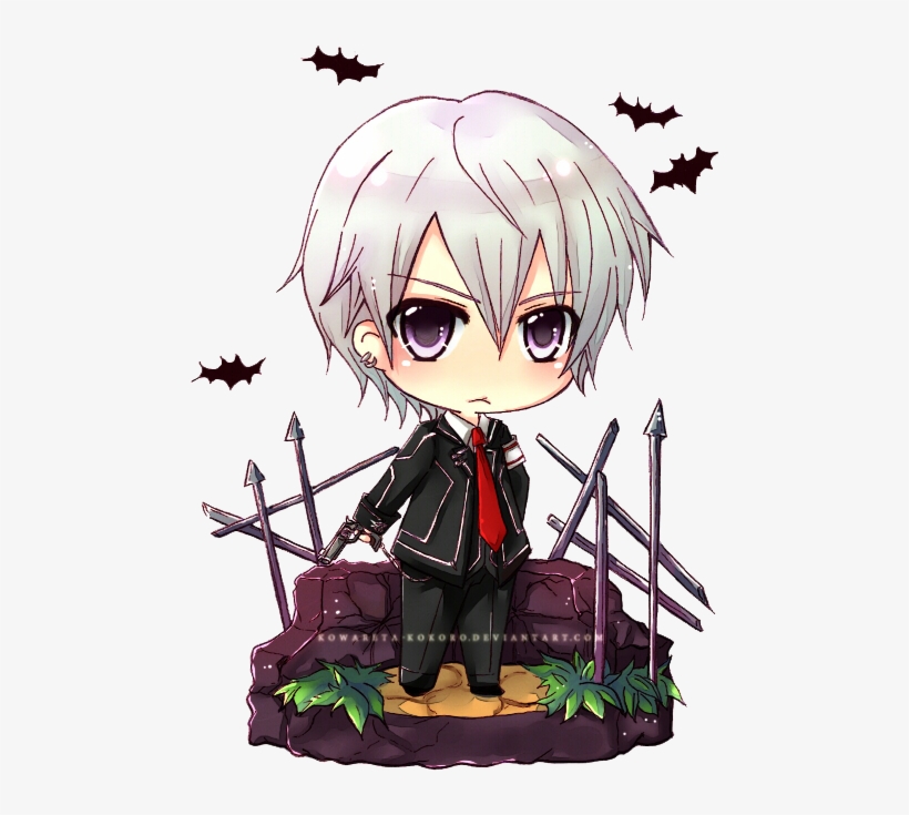 Drawn Vampire Chibi Vampire - Vampire Knight Chibi Zero - Free Transparent PNG Download - PNGkey