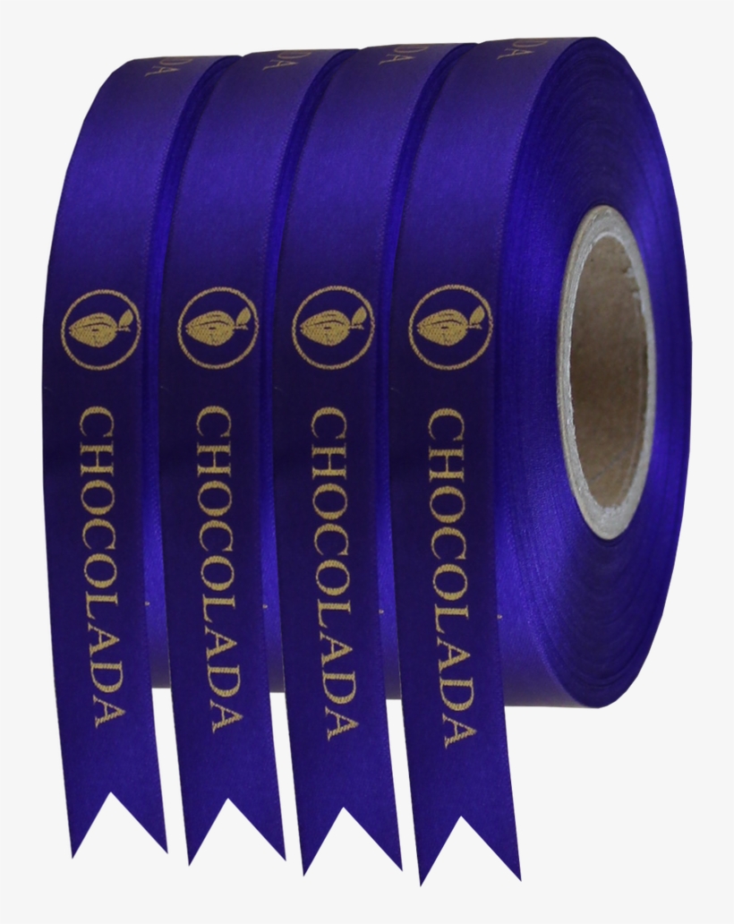 Purple Printed Ribbon - Label - Free Transparent PNG Download - PNGkey