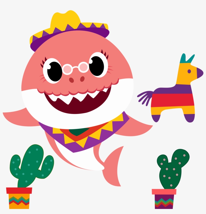 Grandma Shark Png - Cartoon - Free Transparent PNG Download - PNGkey