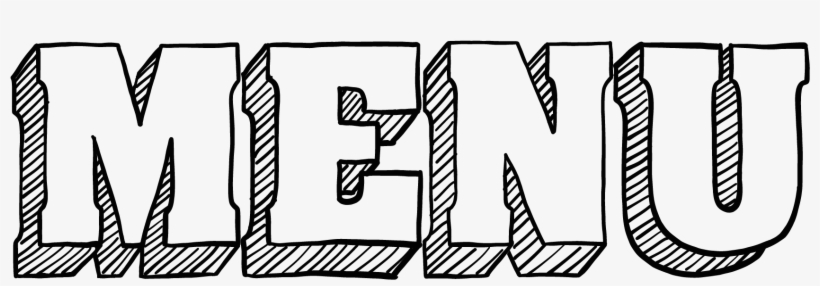 Downloadable Menus - Line Art - Free Transparent PNG Download - PNGkey
