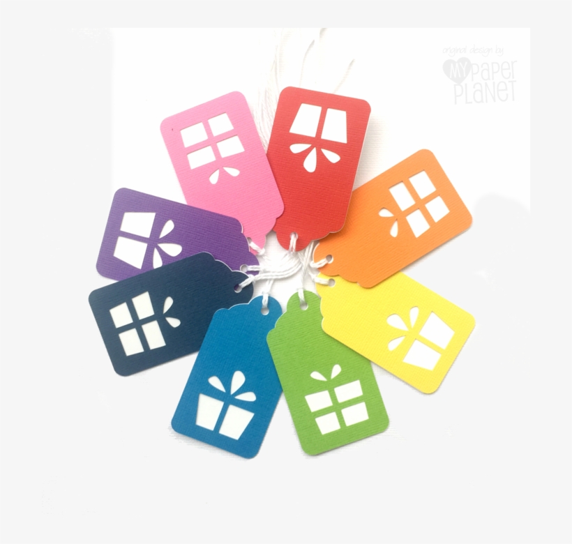 Rainbow Present Gift Tags, Bright Colours - Paper Product - Free ...