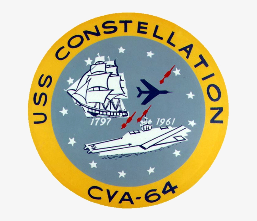 Uss Constellation Insignia 1961 - Emblem - Free Transparent PNG ...