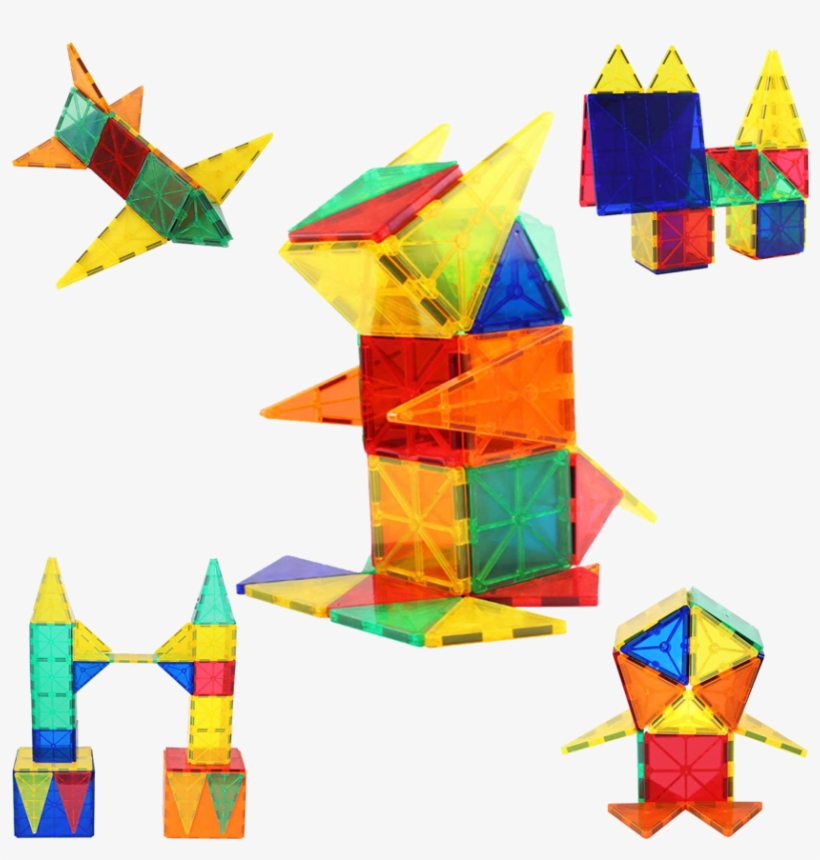 60-piece Magnetic Tile Set - Tile - Free Transparent PNG Download - PNGkey