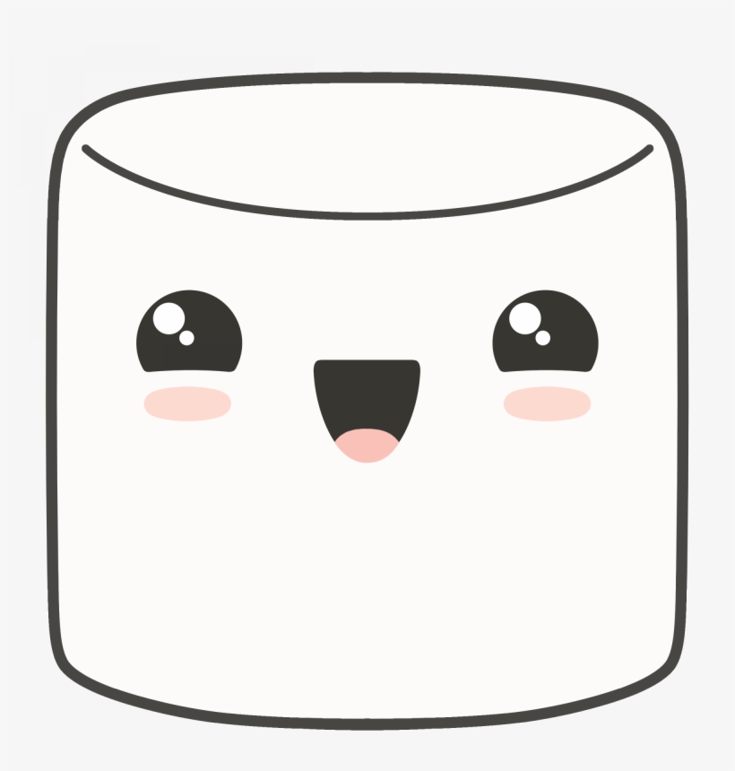 Excited Marshmallow - Sad Marshmallow - Free Transparent PNG Download ...