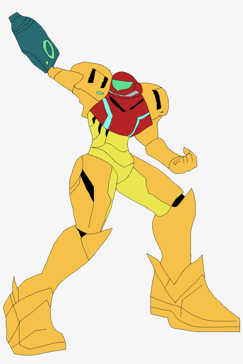 Samus Ssb18 - Cartoon - Free Transparent PNG Download - PNGkey