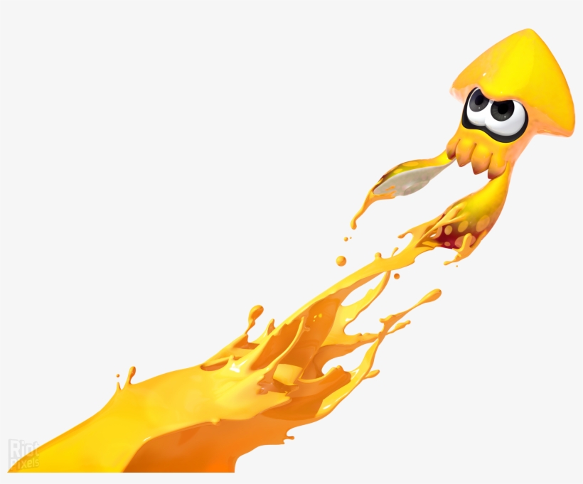 15 June - Orange Splatoon No Gun - Free Transparent PNG Download - PNGkey