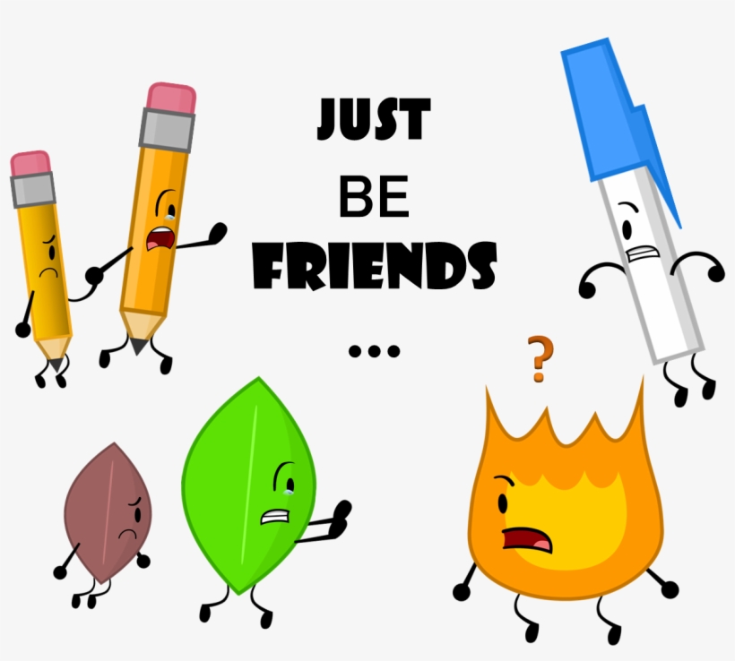 Bfdi Game Hacked Gamesworld - Bfdi Just Be Friends - Free Transparent ...