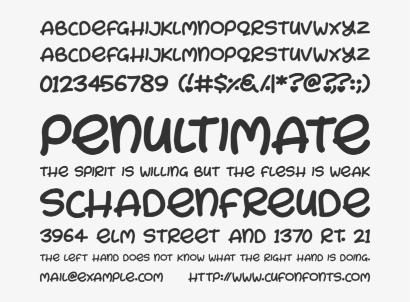 Bunny Ears Font Preview - Calligraphy - Free Transparent PNG Download ...