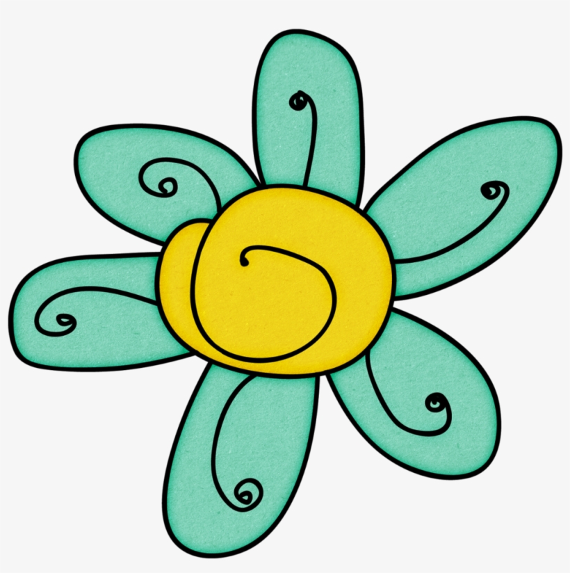 Doodle Flower Flower Doodles, Flower Art, Clip Art, - Flower - Free ...