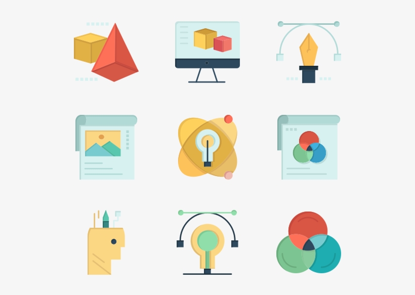 Design, Thinking And 3d Model Printing - Free Transparent PNG Download ...