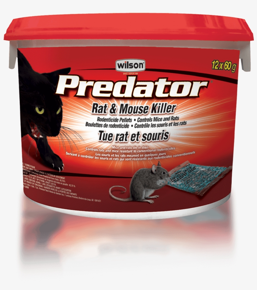Wilson Predator Rat Mouse Killer Pellets - Rat - Free Transparent PNG ...