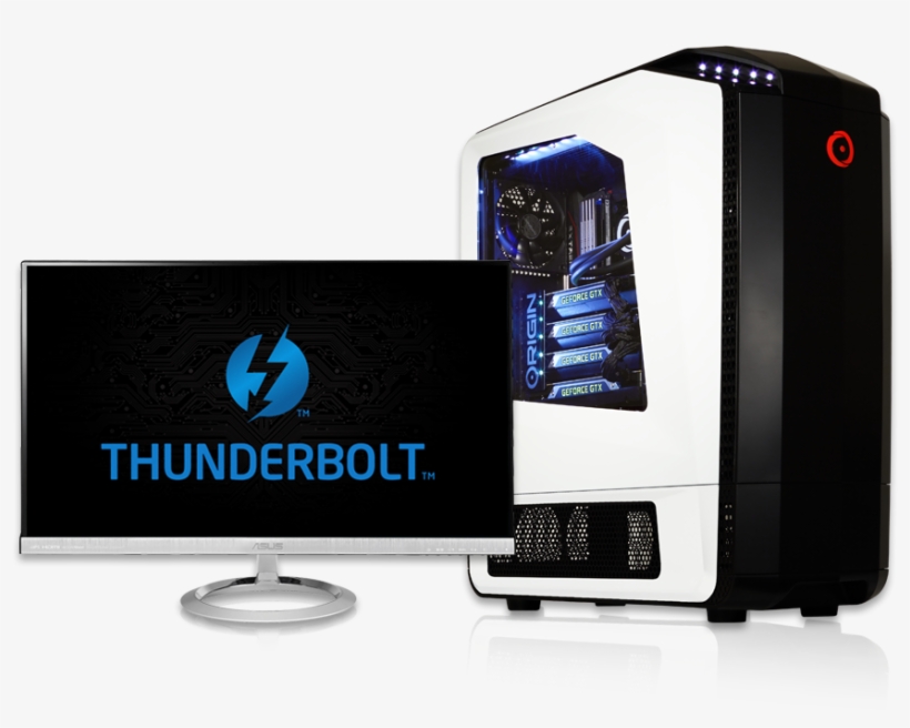 Intel Thunderbolt With Origin Pc - Thunderbolt Hd - Free Transparent ...