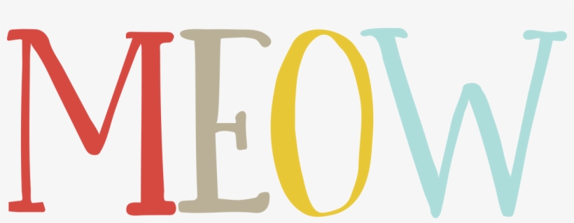 Meow Svg Cut File - Free Transparent PNG Download - PNGkey