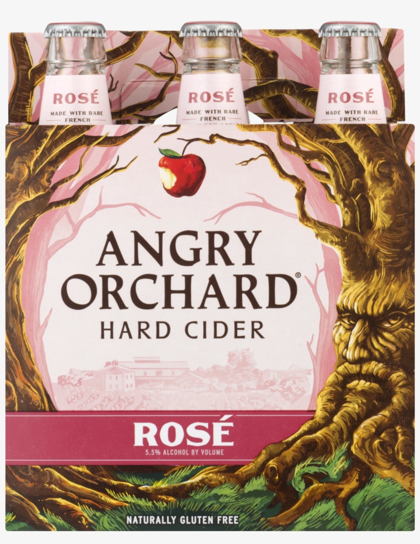 Angry Orchard Rose Cider - Free Transparent PNG Download - PNGkey