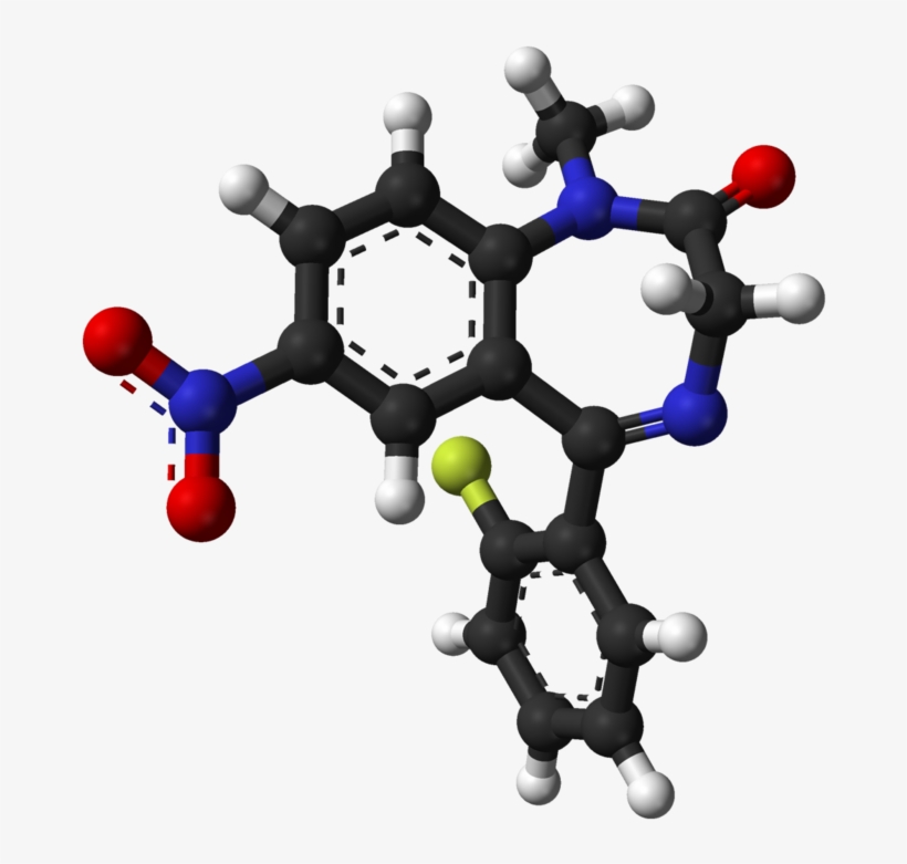 Rohypnol Roofies Chemical Structure - Pyridine Molecule - Free ...