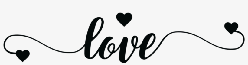 Love Black Tumblr Text Hearts Sticker Adesivos Collections - Portable ...