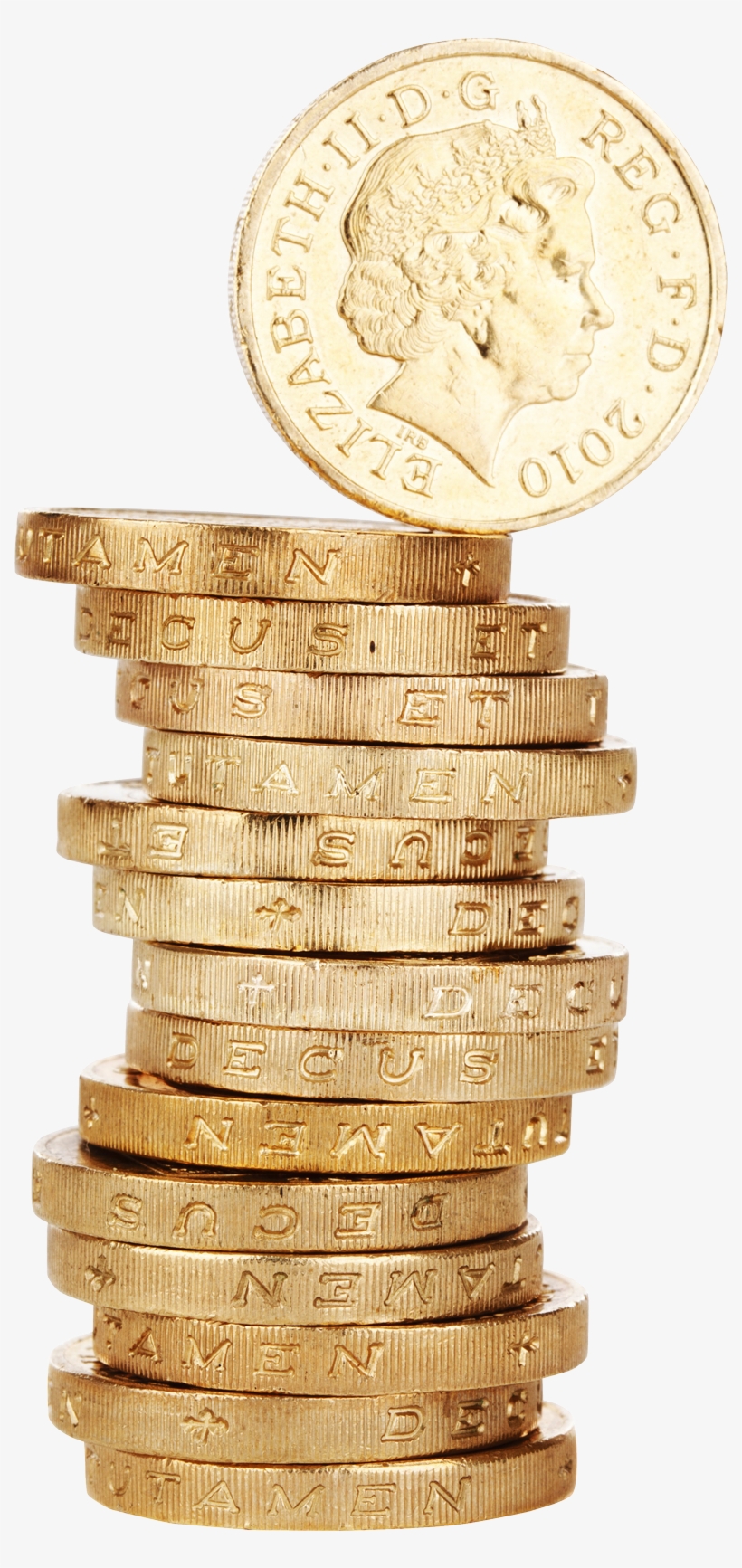 Golden Coins Stack Png Transparent Image - Coin Stack - Free ...