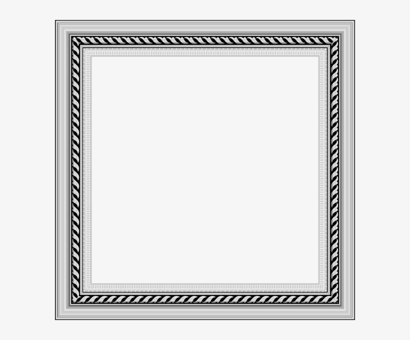 Transparent Silver Png Photo Frame - Monochrome - Free Transparent PNG ...