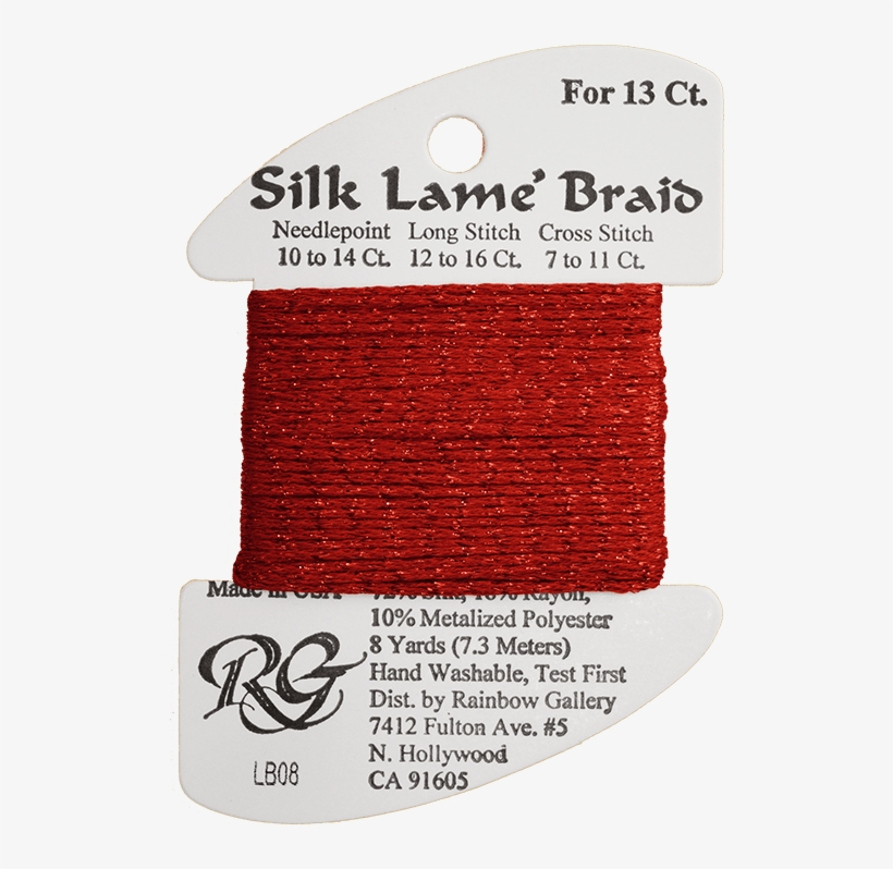 Needlepoint Silk Lame Braid Thread Lb-08 - Free Transparent PNG ...