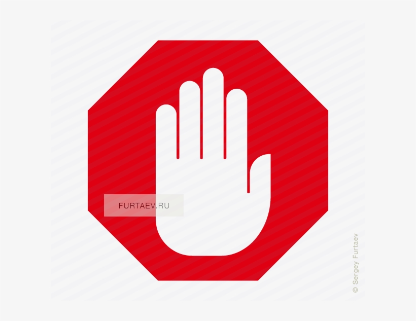 Vector Icon Of Octagon Sign With Hand Inside - Sign - Free Transparent ...