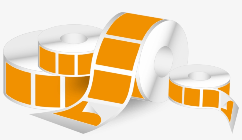 Blank Labels On Roll - Circle - Free Transparent PNG Download - PNGkey