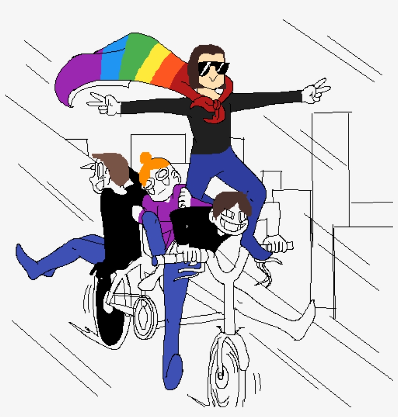 All My Friends By Dr Death Defy - Cartoon - Free Transparent PNG ...