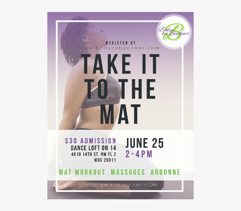 Take It To The Mat - Flyer - Free Transparent PNG Download - PNGkey