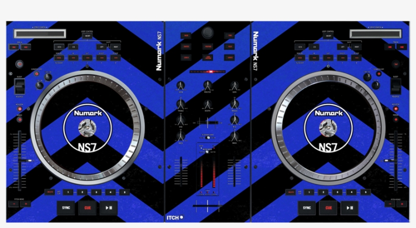 Numark Ns7 Ns 7 Skin Custom Protective Cover Overlay - Numark Ns7 ...