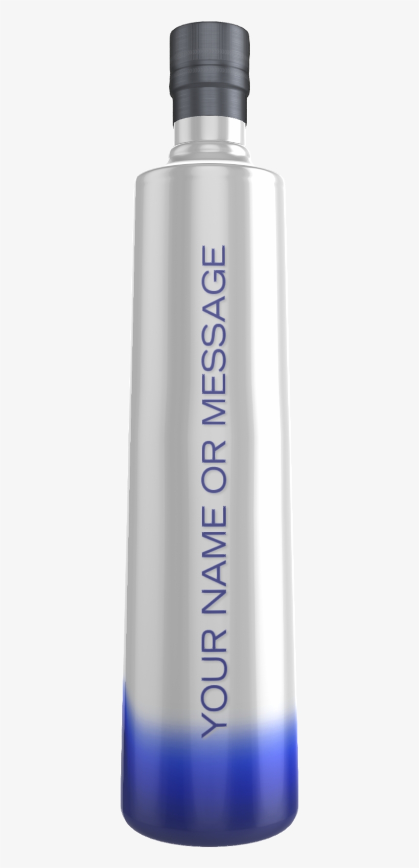 Ciroc Original Vodka Custom Message - Water Bottle - Free Transparent ...