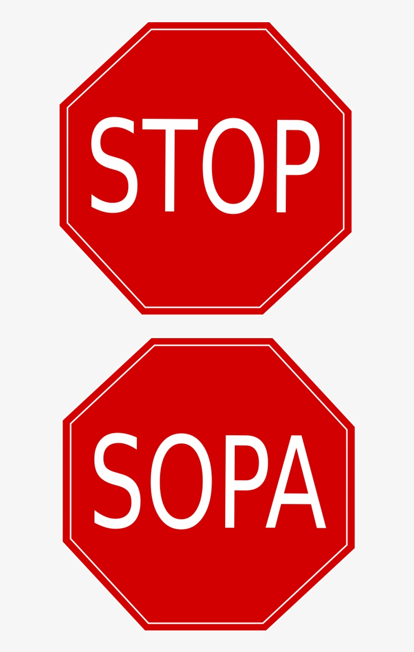 Stop Sopa Signs - Stop Sign - Free Transparent PNG Download - PNGkey