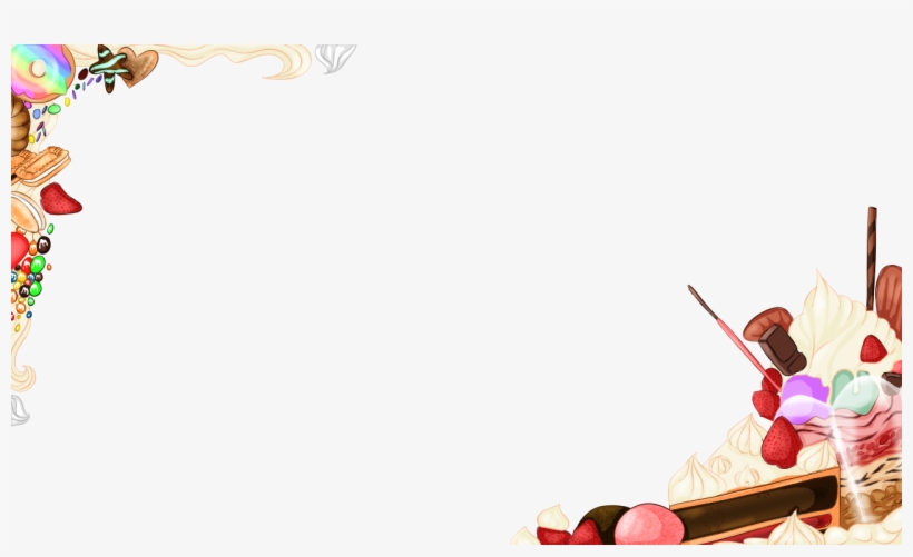 Sweet Border Free To Use - Sweets Border - Free Transparent PNG ...