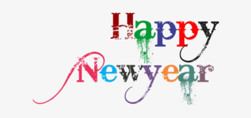 Happy New Year Clipart Transparent Background - Transparent Background ...