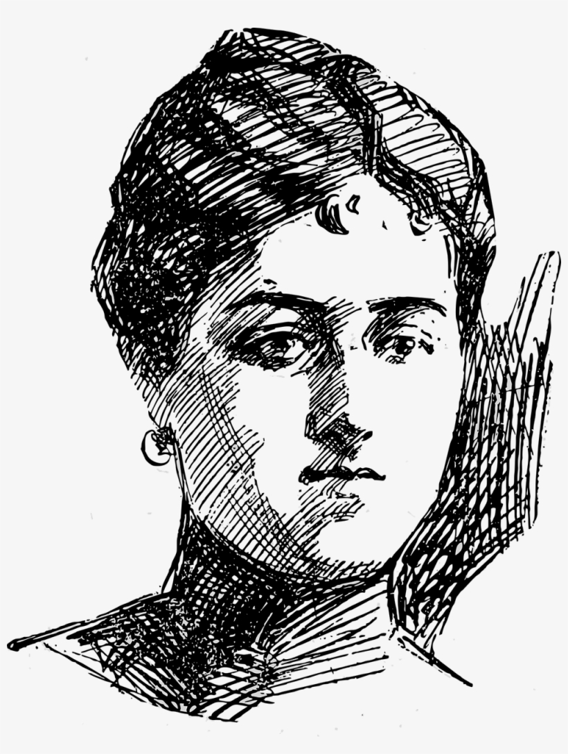 Lady Portrait Vintage Illustration Face - Vintage Illustration Face ...