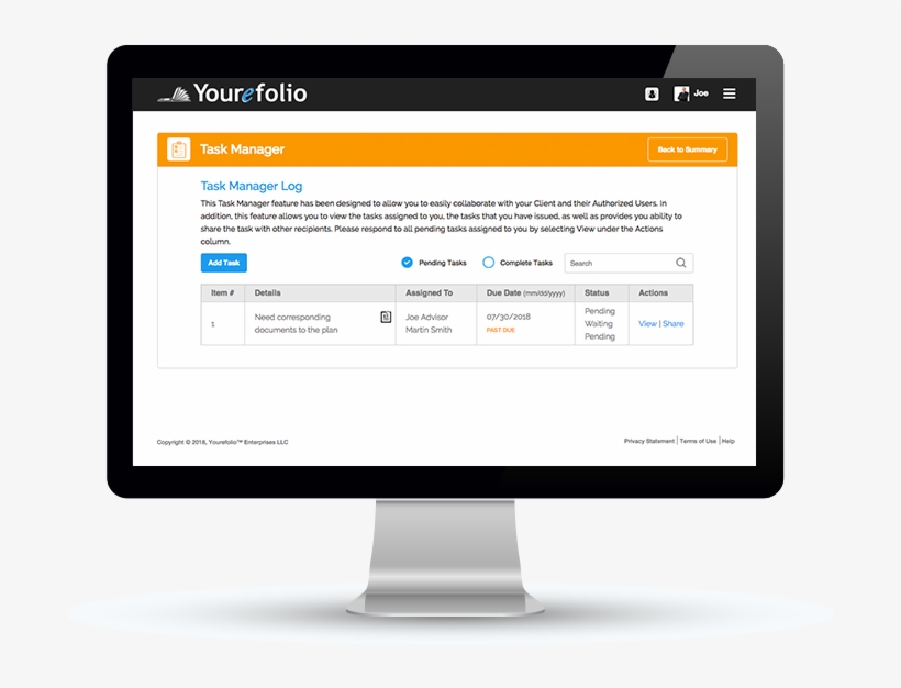 A Simple To Use Task Manager System, Synced With A - Computer Icon ...