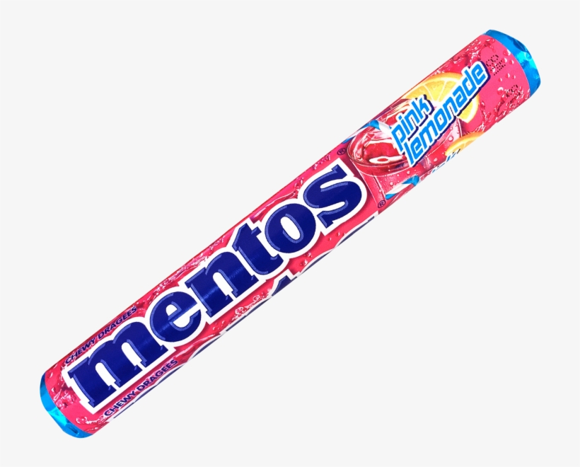 Mentos Pink Lemonade Limited Edition - Mentos - Free Transparent PNG ...