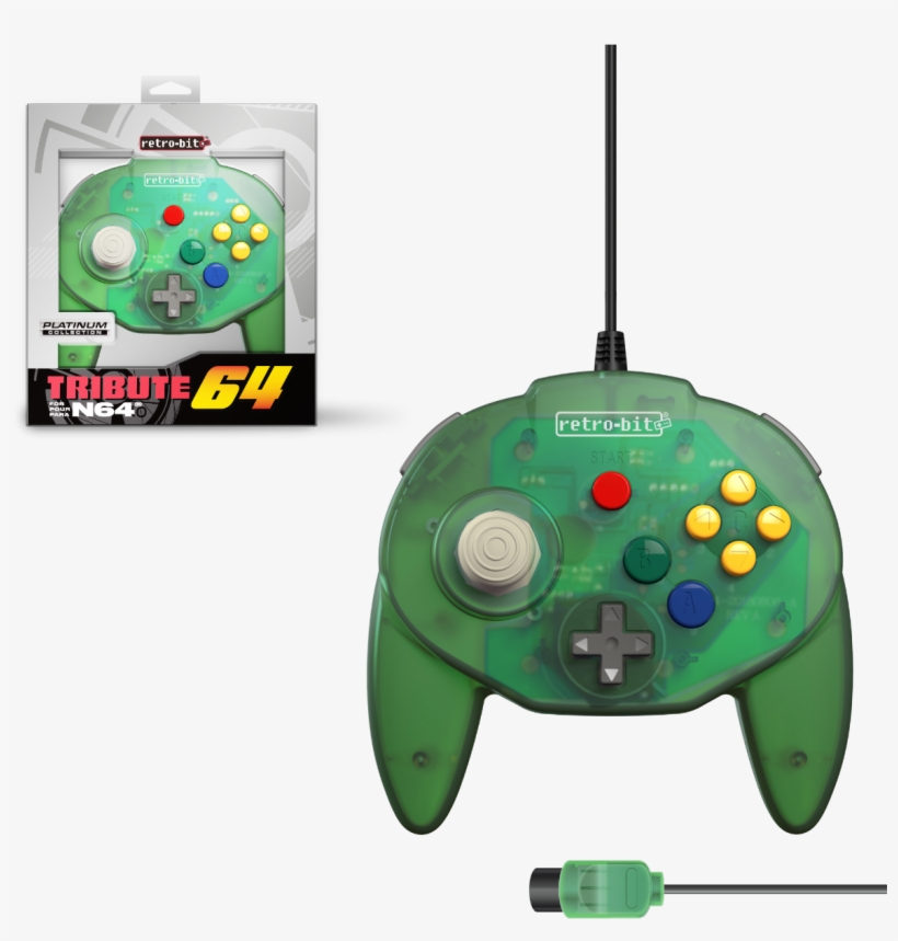 Available May 24, - Retro Bit Nintendo 64 Controller - Free Transparent ...