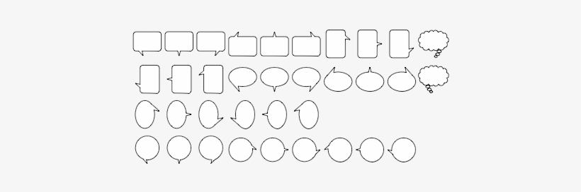 Dialogue Balloons - Circle - Free Transparent PNG Download - PNGkey