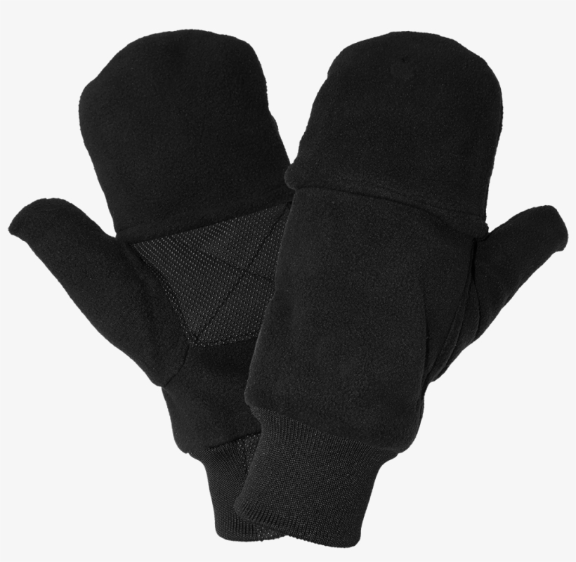 Insulated Fleece Fingerless Flip-up Mitten - Wool - Free Transparent ...