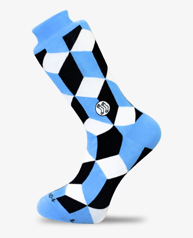 Optical Illusion Sock - Sock - Free Transparent PNG Download - PNGkey
