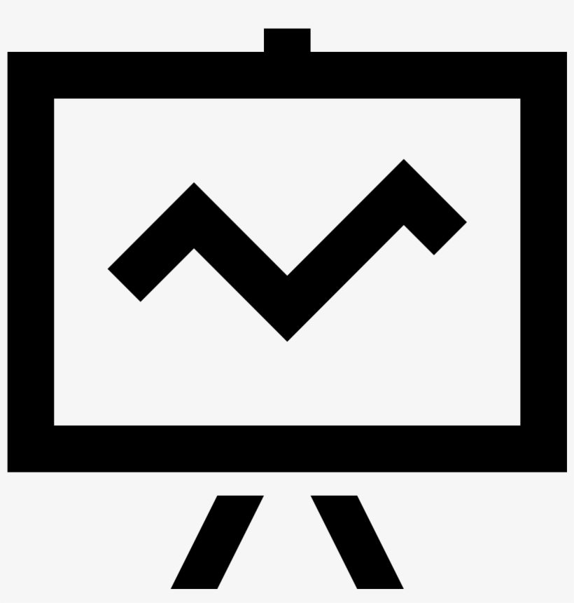 This Logo Is Rectangular, With A Line Chart And Statistics - Sign ...