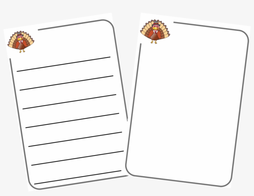 Turkey Writing Paper Printables