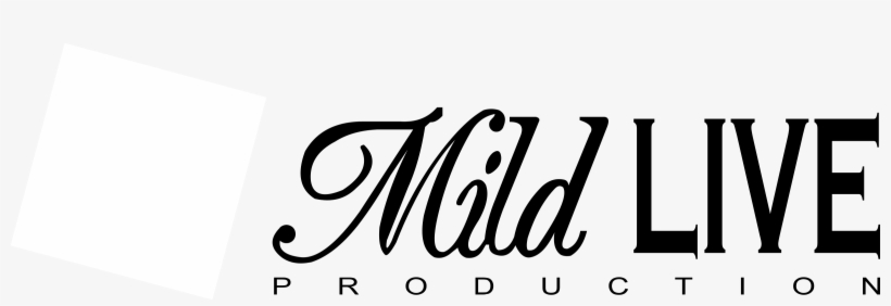 A Mild Live Production Logo Black And White - Mild - Free Transparent ...