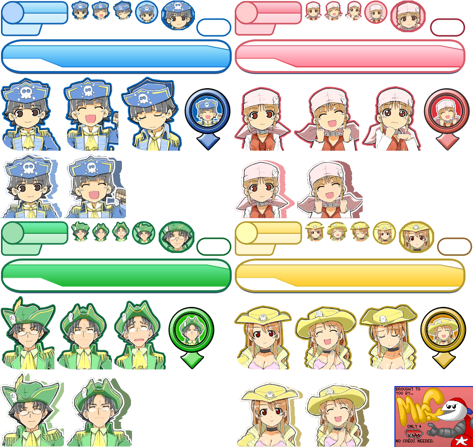 Download Wii Pirate Character Icons - Wii Family Pirate Party PNG Image ...